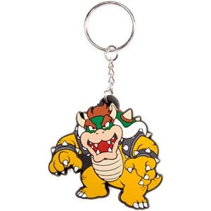 Nintendo Super Mario Bros. Bowser Rubber Key Chain – NerdKO